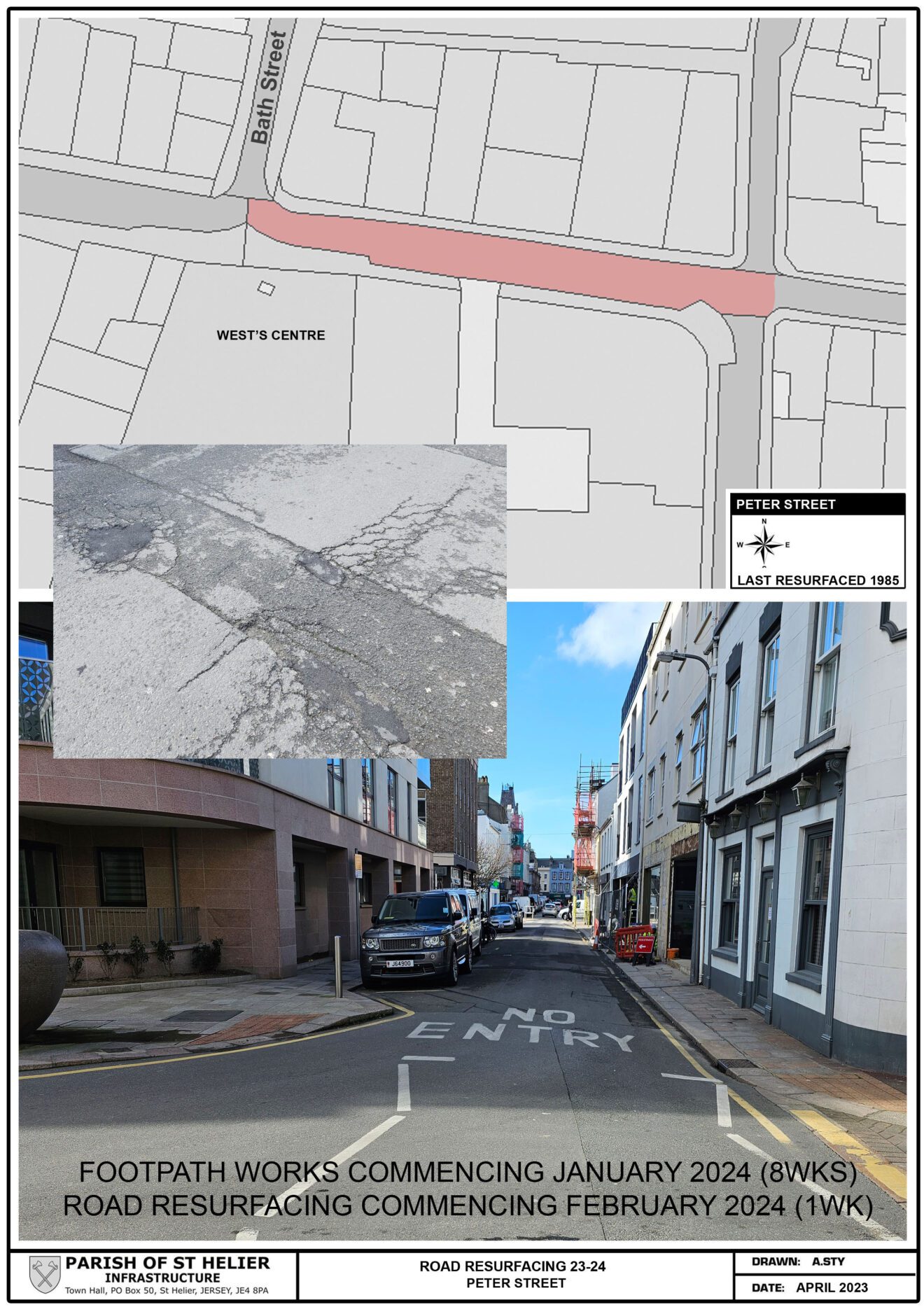 Upcoming road and improvement works in St Helier | Parish of St Helier