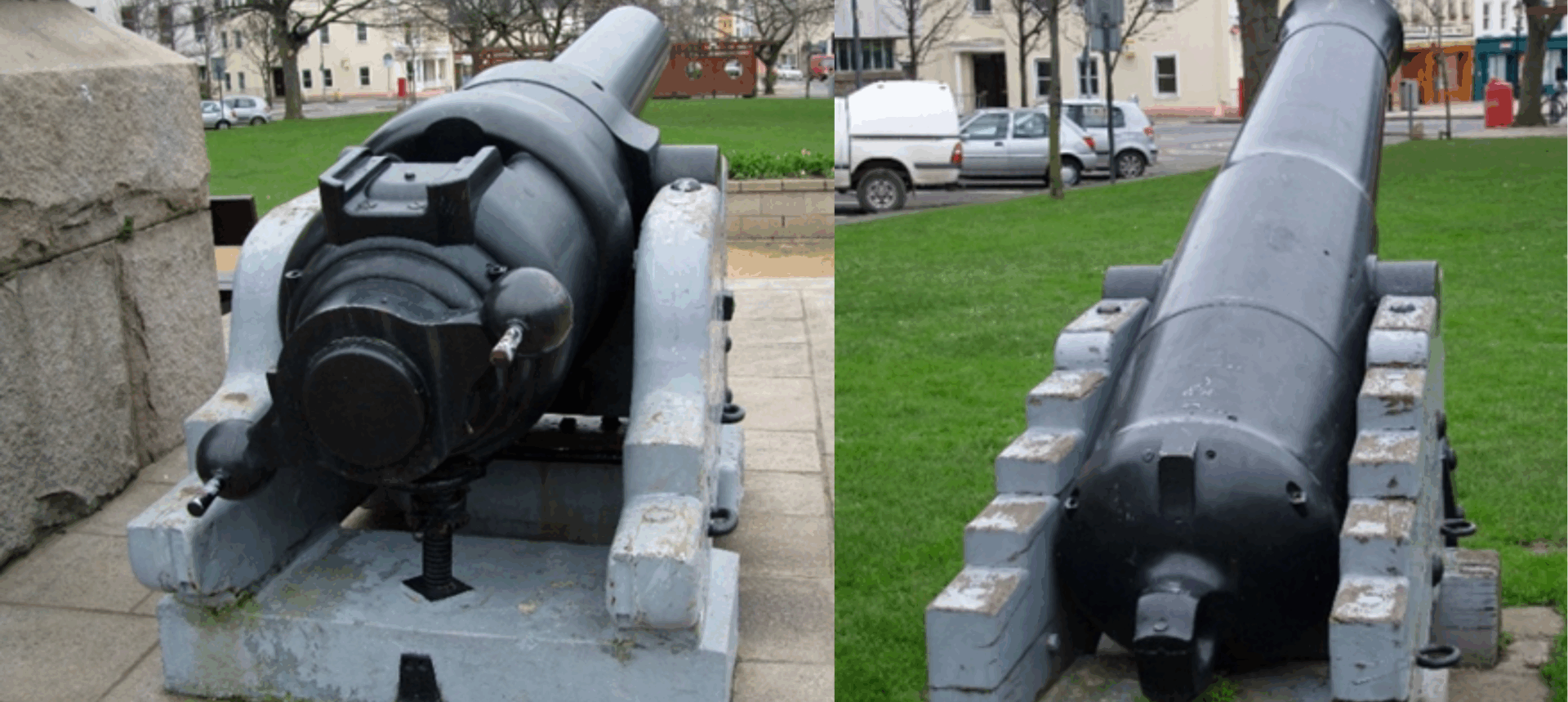 The Parade Cannons - by David Dorgan | Parish of St Helier